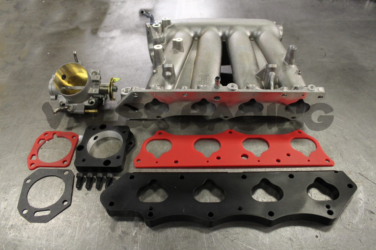 K20 to H22 Clipped RBC Intake Manifold & Skunk2 Alpha 70mm Throttle ...