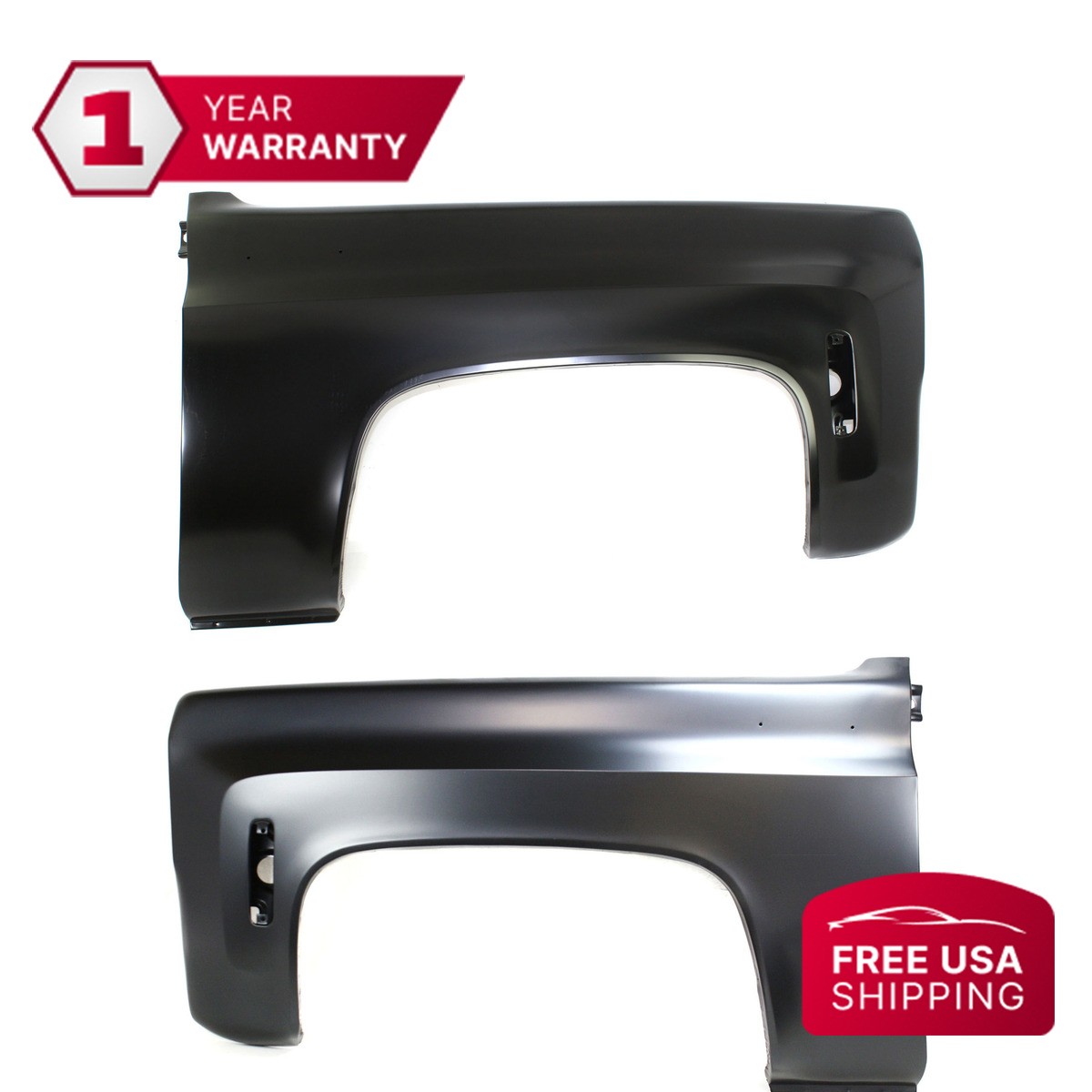 Front Fenders Primed Steel Set For 1973-1980 Chevy GMC C/K Series ...