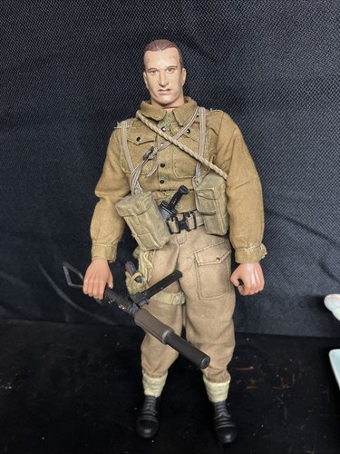 Gi Joe 21st Century Toys 12” 1/6 Ww2 British Soldier With Accessories ...