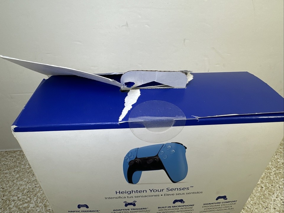 PlayStation 5 Dual Sense Wireless Controller Starlight Blue (CFI-ZCT1W ...