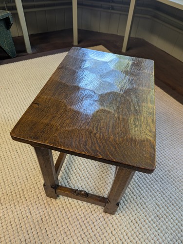 Robert "MOUSEY" Thompson, Oak Side Table, Mouseman of Kilburn, Circa ...