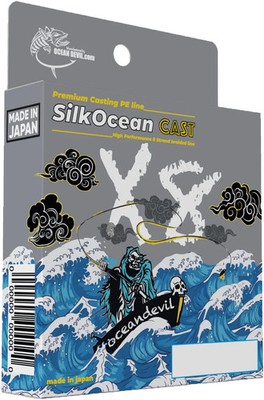 Ocean Devil Silk Ocean Cast X8 #8.0 600M - White | eBay