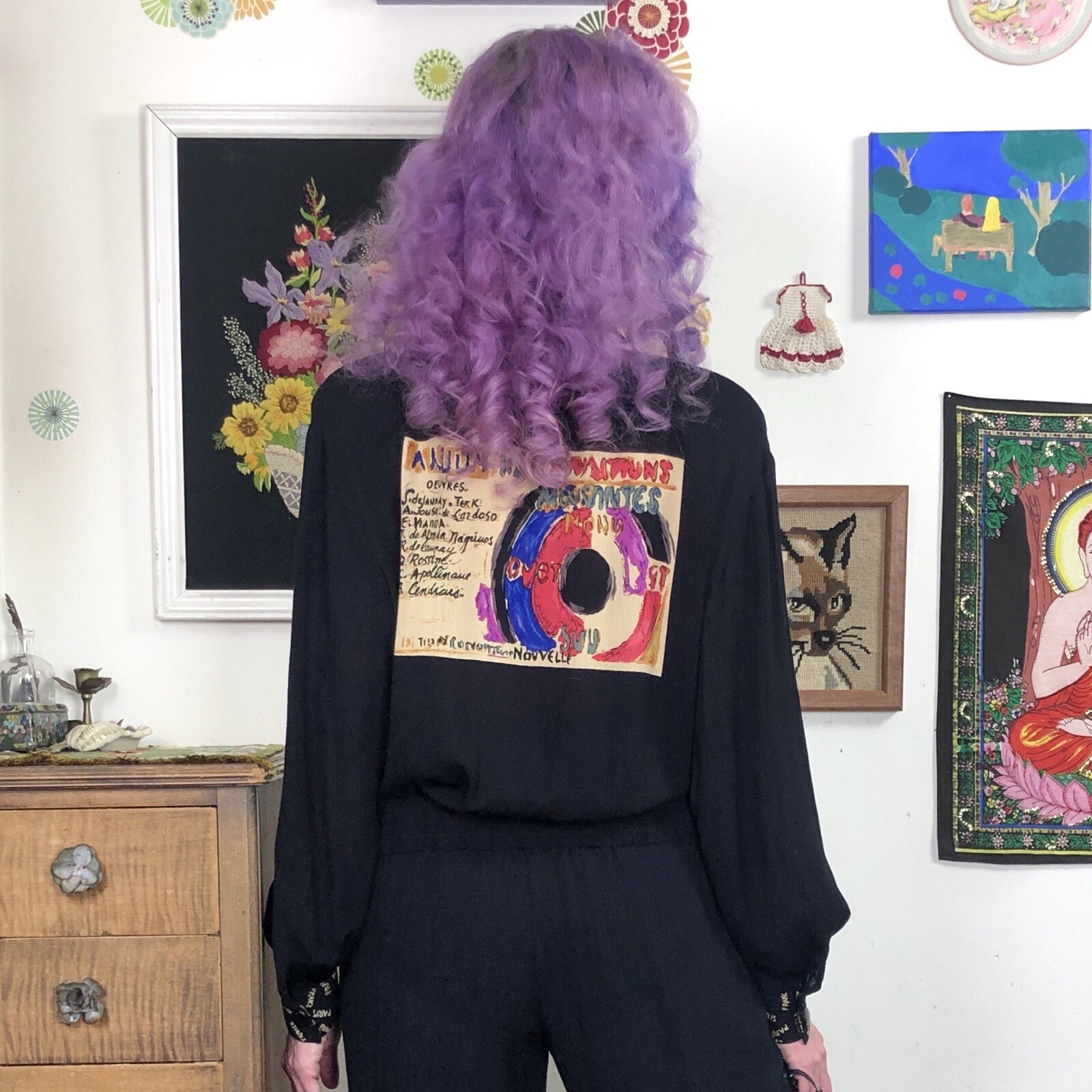 Vintage Carole Little Art to Wear Jacket, 1990s Blaze… - Gem