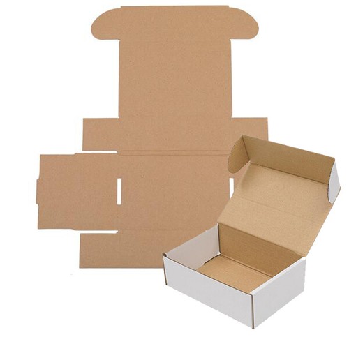 NEW 50PCS Corrugated Mailers Paper Boxes Cardboard Small Shipping Boxes ...