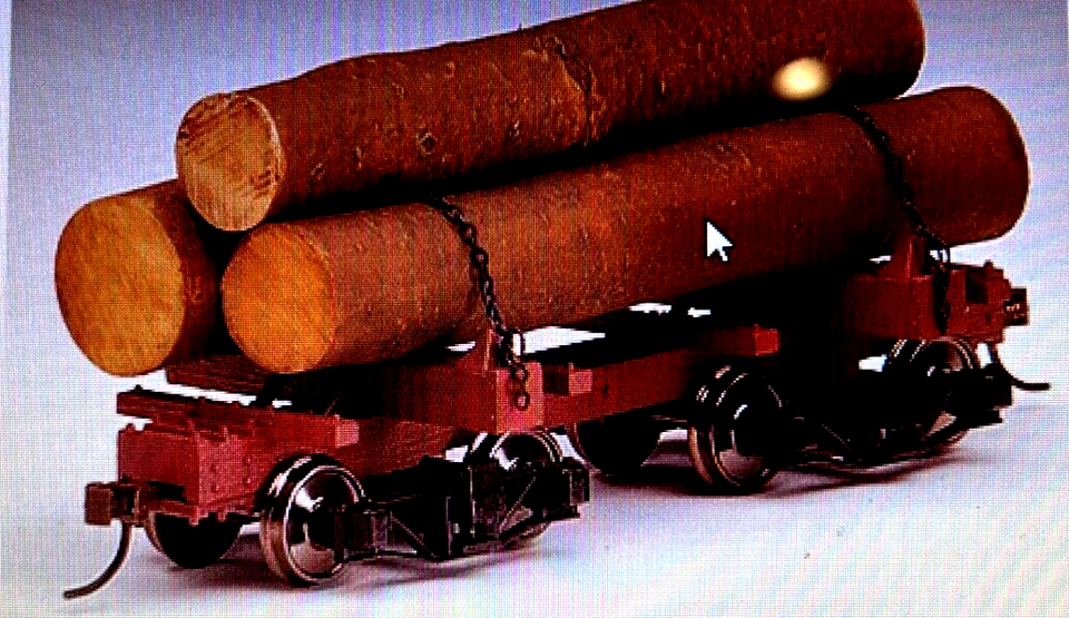 On30 Spectrum 27391 Skeleton Log Car 3-Pack Narrow Gauge Mining Logging ...