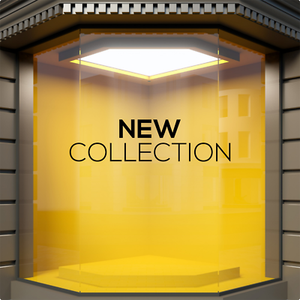 New Collection Shop Window Sticker Retail Display Sign Vinyl Decal ...