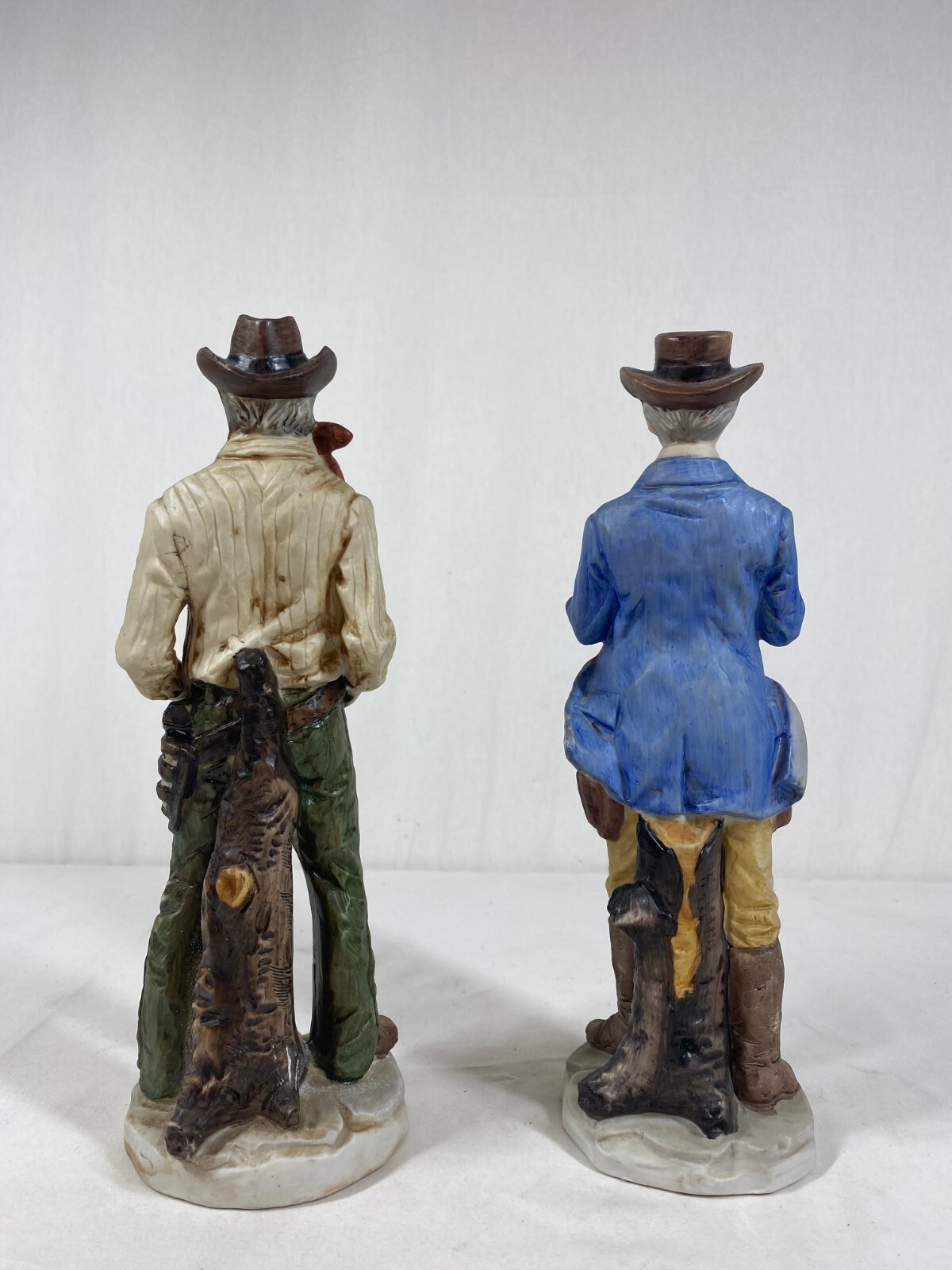 VINTAGE PORCELAIN GUN FIGHTER FIGURINE(S) WILD WEST GUN SLINGER COWBOYS ...