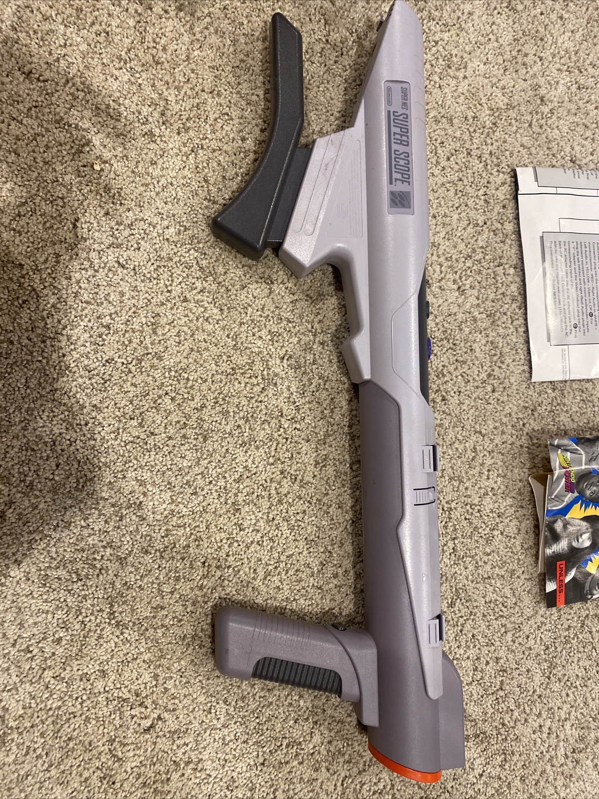 Nintendo SNES Super Scope 6 Bazooka Blaster Light Transmitter Gun Only ...