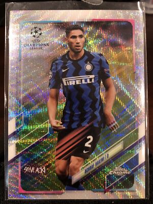 Achraf Hakimi 2020-21 Topps Chrome UCL Steve Aoki /25 | eBay