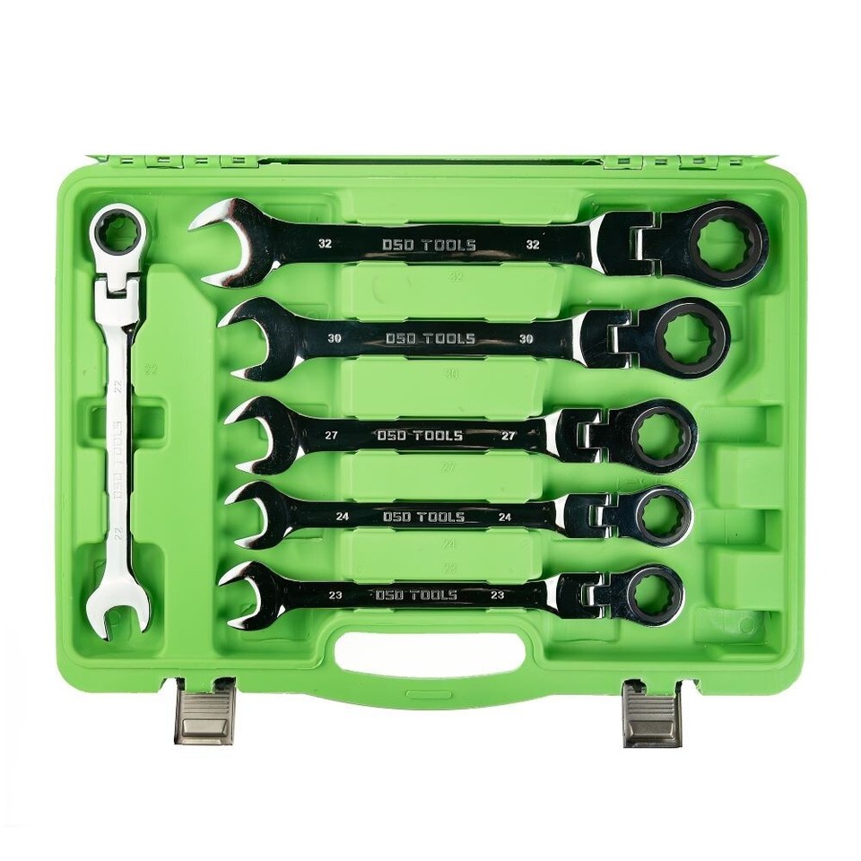 DSD TOOLS 22PC Metric Flex Gear Ratchet Combination Spanner Wrench Set 6 - 32mm | eBay UK