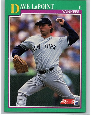1991 Score Baseball Card Single - #218 Dave Lapoint | eBay