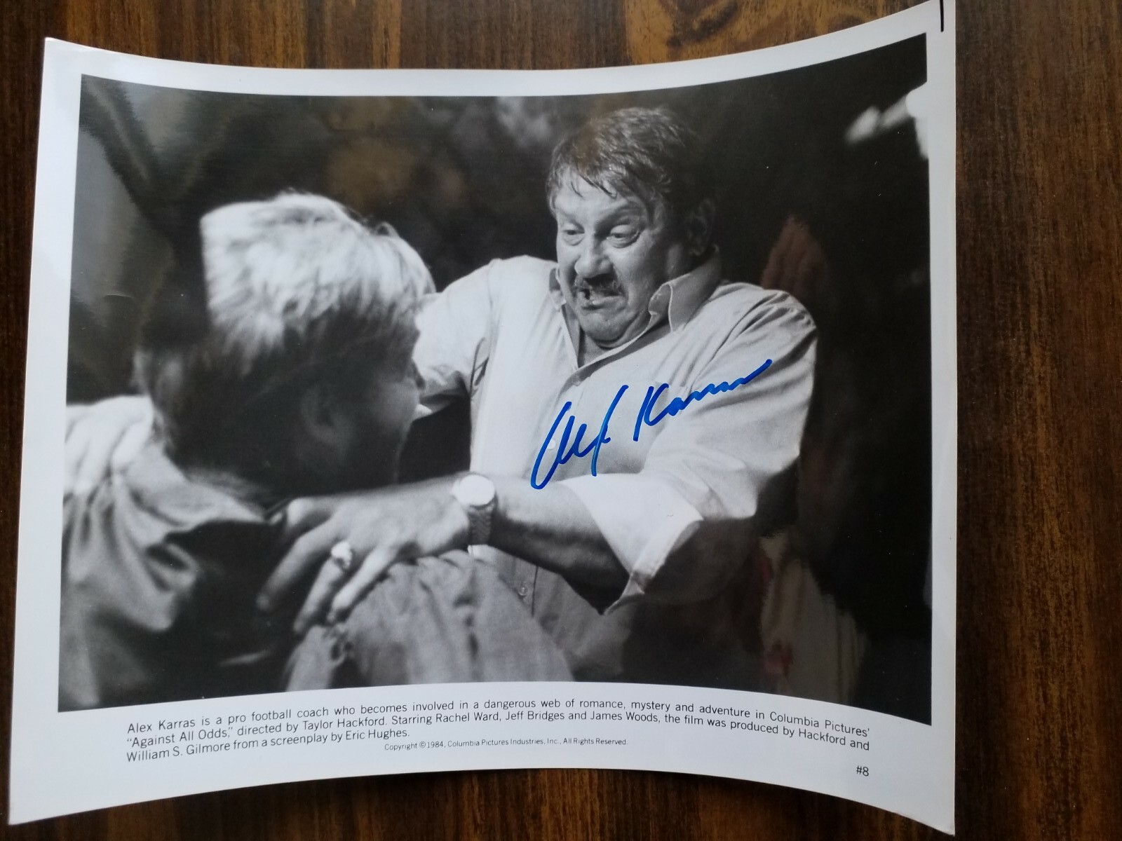 ALEX KARRAS Signed Authentic Autographed 8 x 10 Photo Detroit Lions | eBay