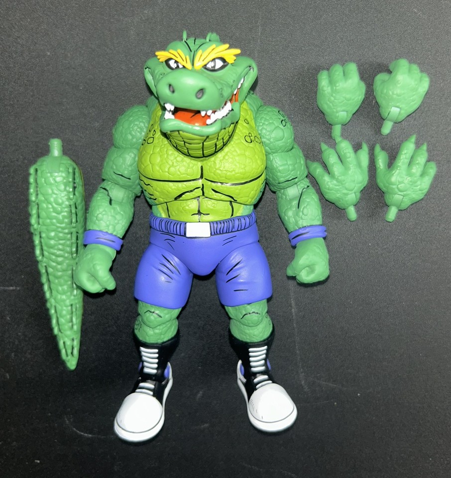 NECA Teenage Mutant Ninja Turtles Archie Comics Leatherhead 7" Figure ...