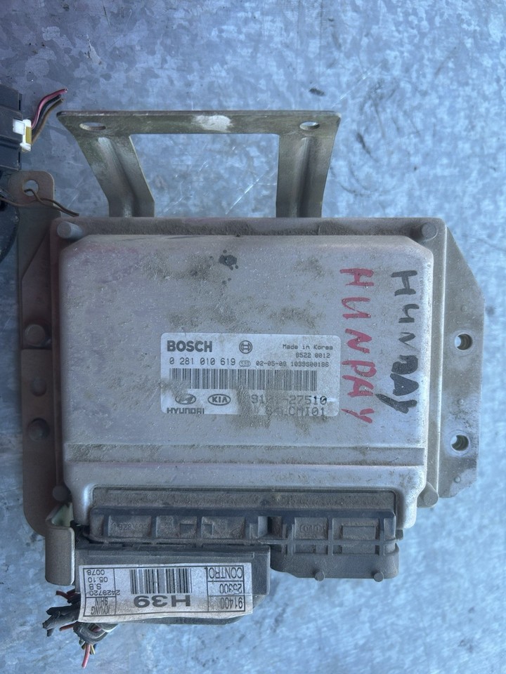 Centralina Del Motore + Cip Con Chiave HYUNDAI 0281010619 39101-27510 ...