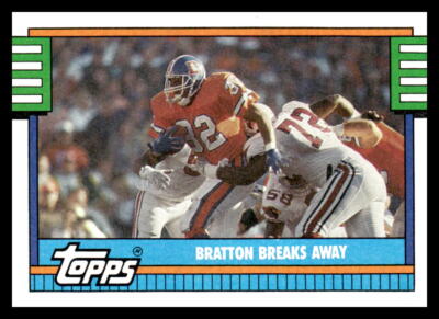 1990 Topps Melvin Bratton #504 Denver Broncos Football Card | eBay