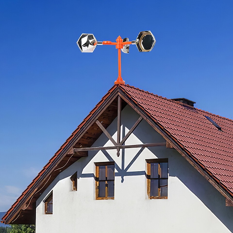 360° Wind Powered Bird Repellent Pigeon Crow Scarer Deterrent Garden ...