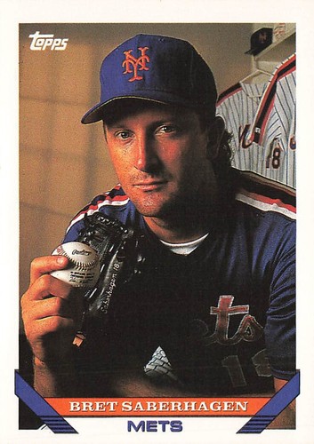1993 Topps #600 Bret Saberhagen New York Mets | eBay