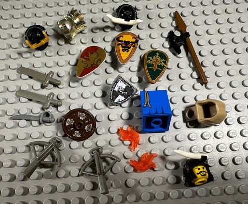 LEGO Knights Minifigure Shields Weapons Accessories Lot | eBay