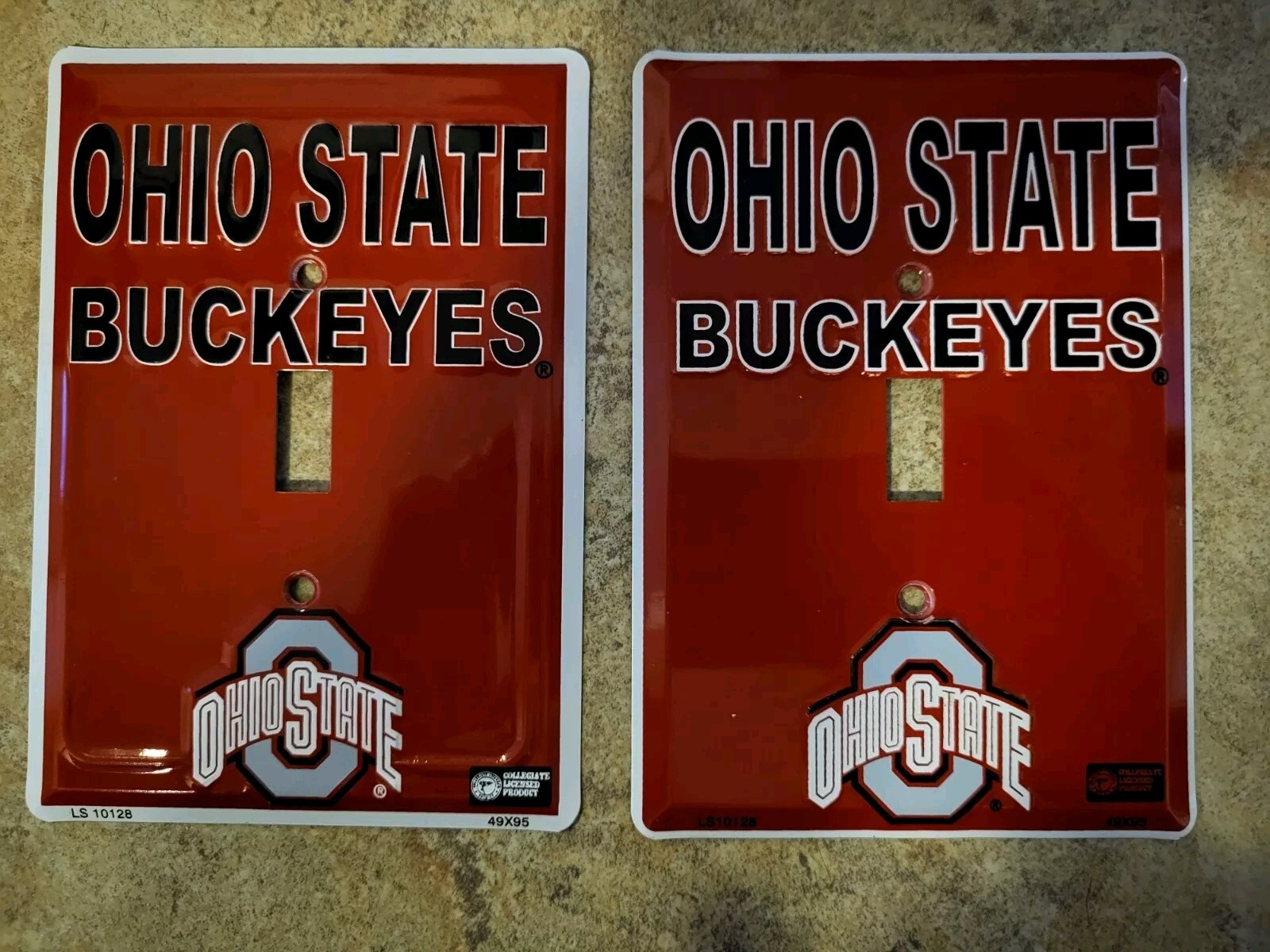 Ohio State Light Switch Metal Cover Plates, Set Of 2 | eBay