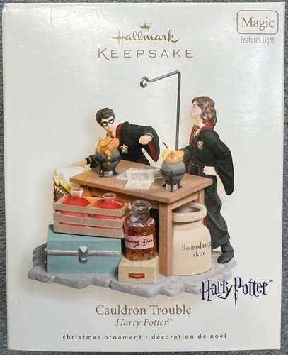 Hallmark Ornament Harry Potter Cauldron Trouble Prof Snape in Potions ...