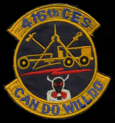 USAF 416th CES Civil Engineer SQ Patch SP-1 | eBay