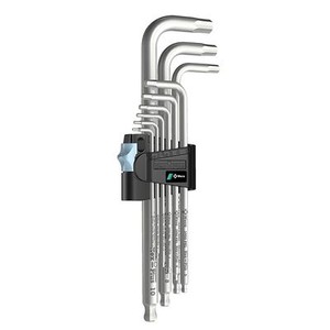 Wera 9 Piece Stainless Steel INOX Metric Hex Long Ball End Allen Key ...