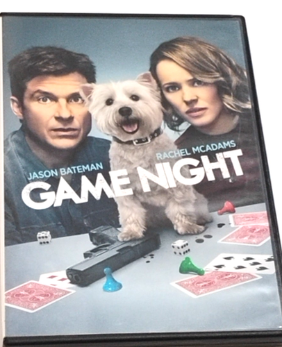 Game Night DVD Jason Bateman Rachel McAdams Comedy Crime Thriller Movie ...