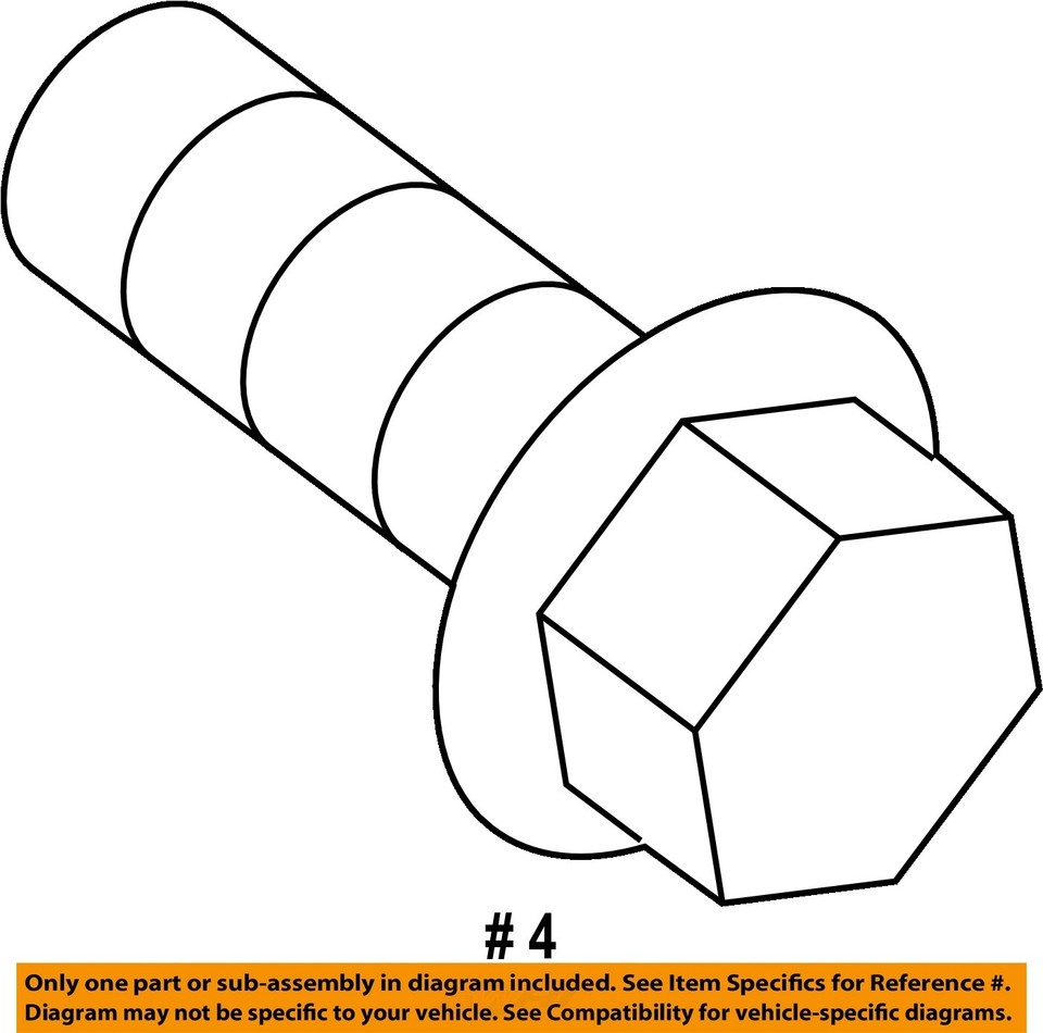 GM OEM 99-16 Alero Suspension Components-Upper Mount Bolt 11515754 | eBay