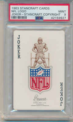1963 Stancraft Cards NFL Logo Joker (Stancraft Copyright) Joker PSA 9 ...