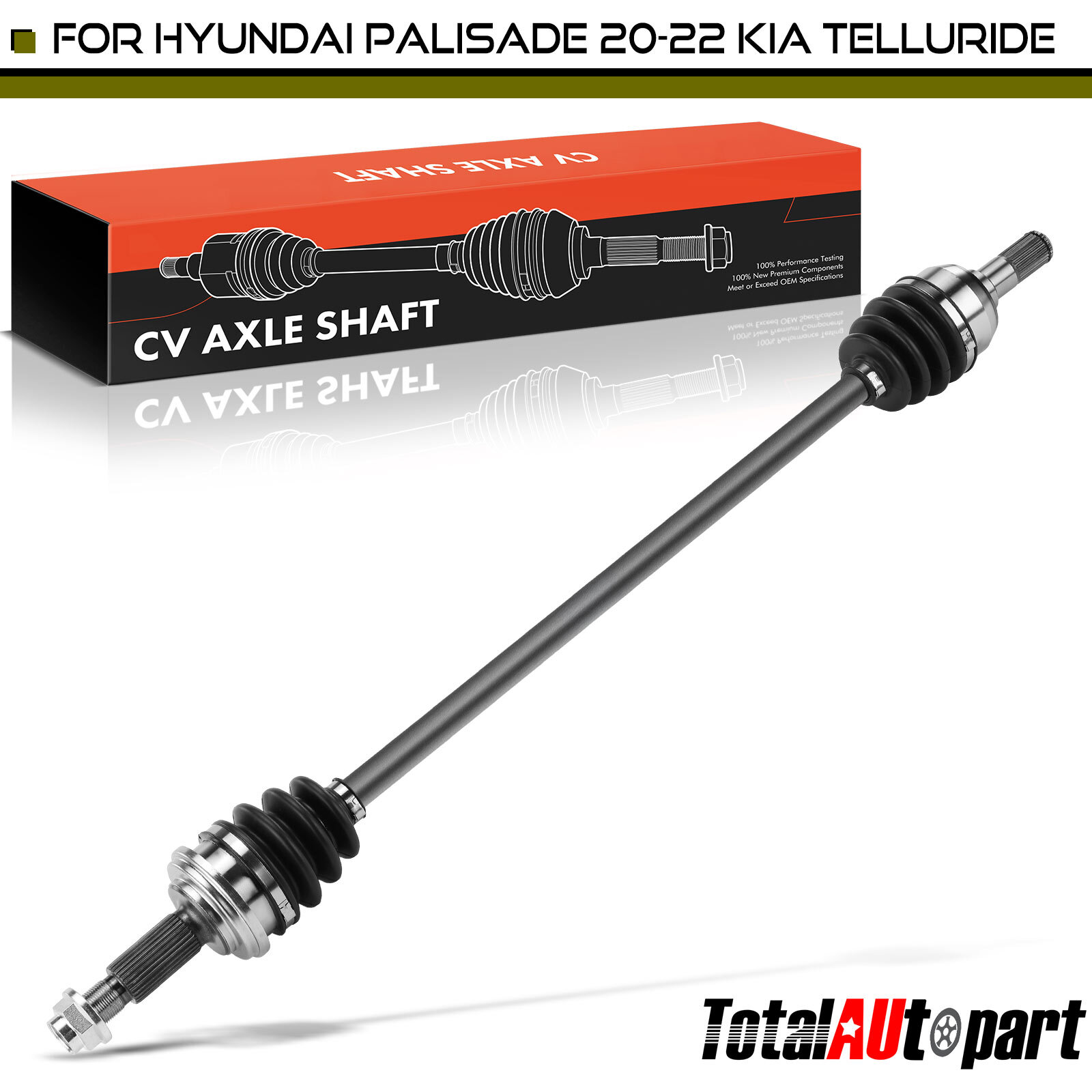 CV Axle Assembly for Hyundai Palisade 2020-2025 Kia Telluride V6 3.8L ...