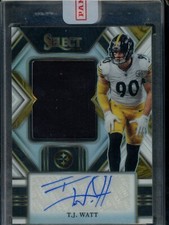 T.J. Watt Football Card Checklist