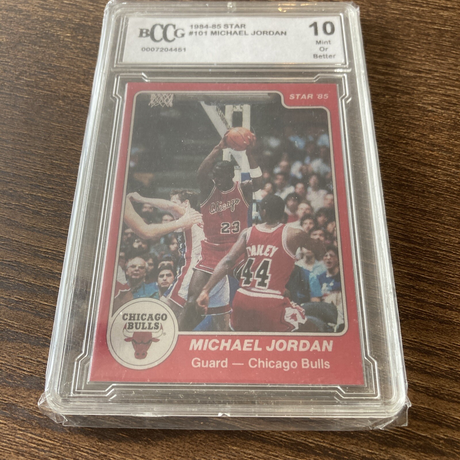 1984 STAR #101 MICHAEL JORDAN RC HOF BCCG 10 | eBay