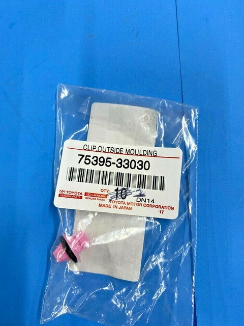 7539533030 Genuine Toyota CLIP OUTSIDE MOULDING NO.1 75395-33030 for ...