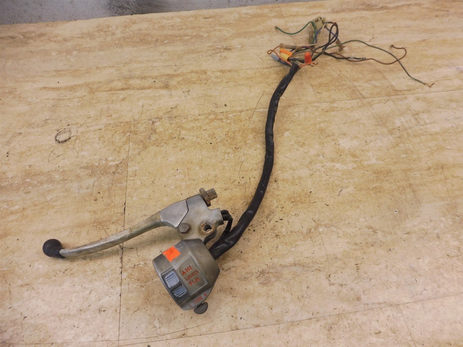 1974 Honda CB750 CB 750 H166-1' left hand controls turn signal switches ...