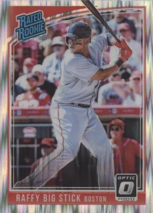 2018 Panini Donruss Optic - Rated Rookie Variation Rafael Devers #35 ...