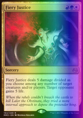 MTG Magic the Gathering Fiery Justice (164/270) Modern Masters 2017 LP ...