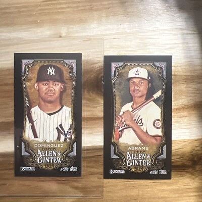 2024 Topps Allen & Ginter Black Border Mini (1 - 350) You Pick Complete ...
