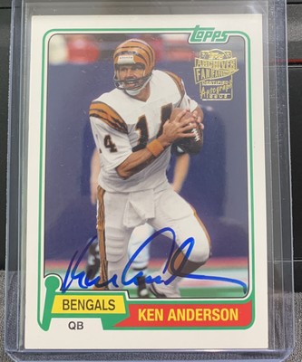 2013 Topps Archives Ken Anderson Fan Favorites Autographs #FFA-KA ...