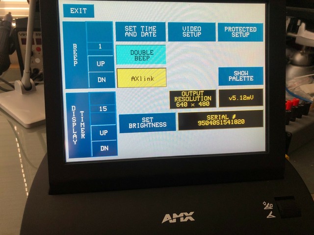 AMX Axt-cv10 10.4" Color Graphic Tabletop Touch Panel for sale online ...