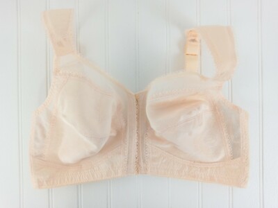 Playtex 18 Hour 6695 Wire Free Front Close Flex Back Bra Light Beige ...