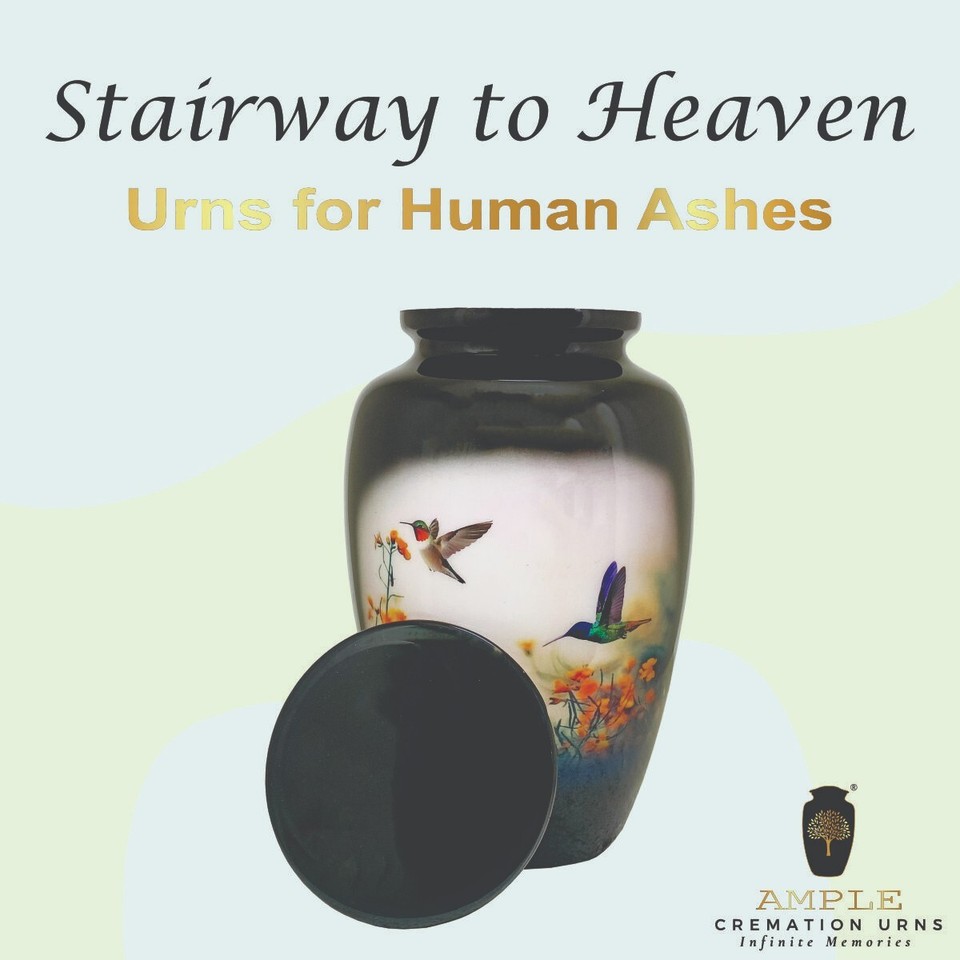 Beautiful Hummingbirds Adult Large Cremation Urn for Human Ashes ...