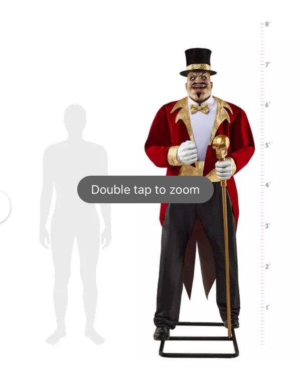 Spirit Halloween 7 Ft Ringmaster Animatronic, Fast Shipping | eBay