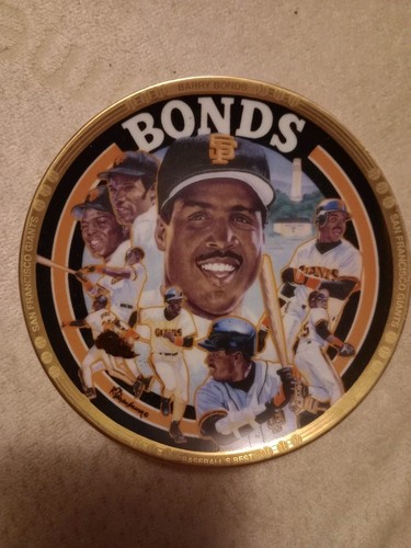 BARRY BONDS Baseball's Best Collector Mini Plate By- Sports Impressions ...
