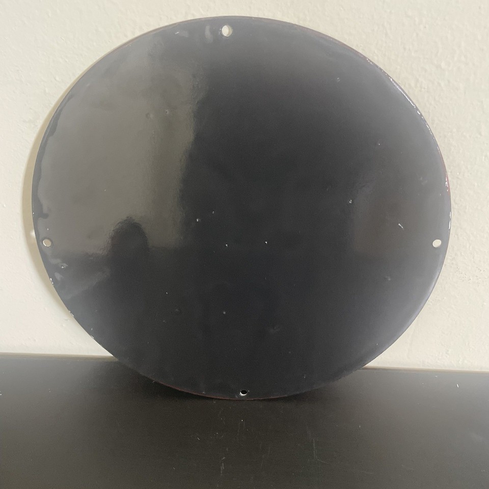 VINTAGE TEXACO LADY AVIATION PRODUCTS MOTOR GASOLINE OIL PORCELAIN SIGN ...