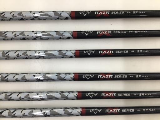 Callaway RAZR X Irons #5-9,Pw(6Clubs)/RAZR X SERIES 65i/Flex:SR/ Iron ...
