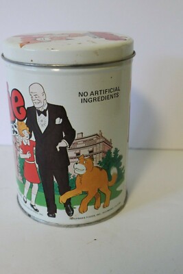 Vntg Tin Can Annie Cookies FFV Famous Foods Virginia 8 oz. 1981 Tribune ...