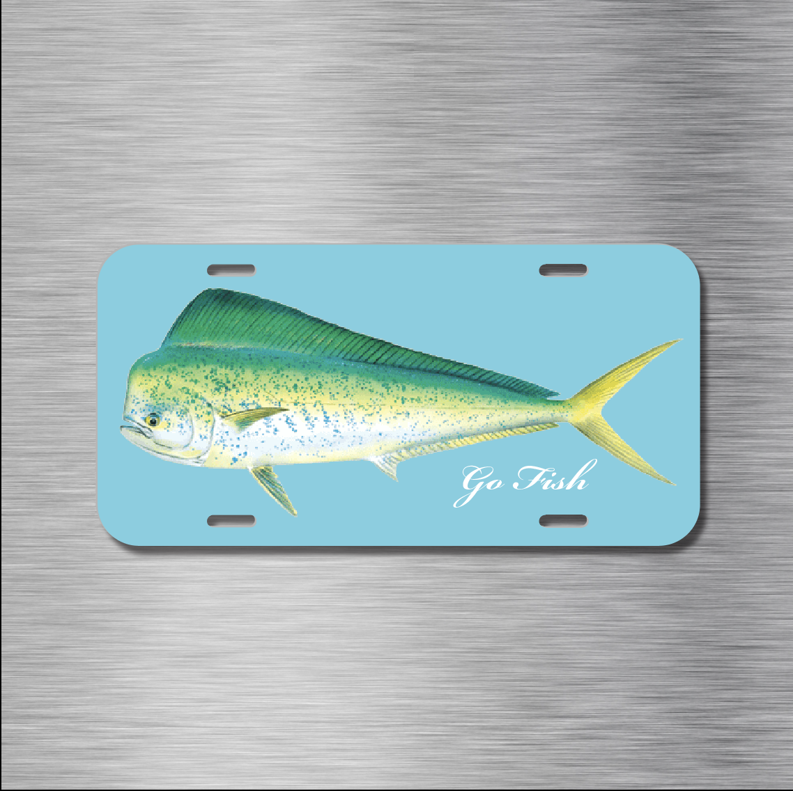 Mahi-Mahi Vehicle Front License Plate Auto Car Fishing Ocean Salt water ...