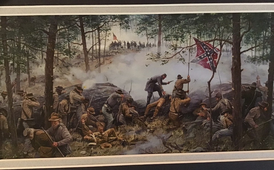 The 20th Maine & The 15th Alabama Print, Dale Gallon, Gettysburg ...