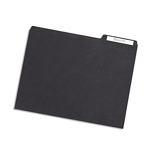 100 Grayscale File Folders, Letter Size, 1/3 Cut Tab, Modern Gray ...