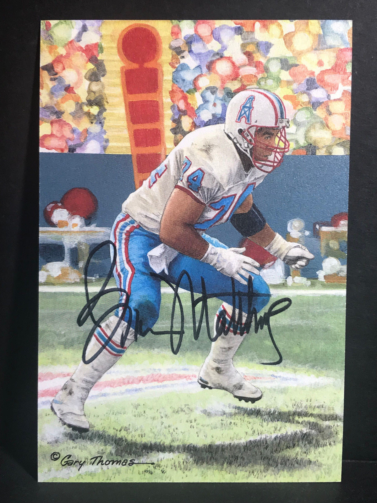 Autograph 2007 HOF Signed Goal Line Art GOLD Set 59/100 GLA Hall of ...
